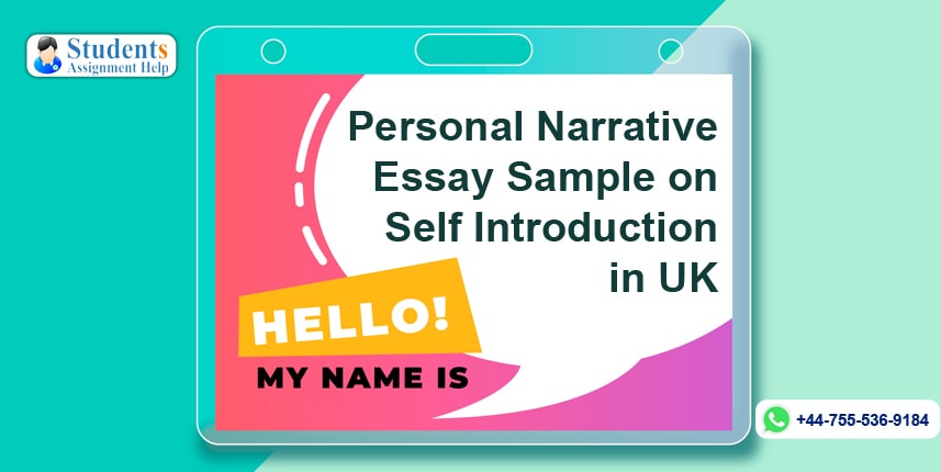 Self Introduction Essay Example About Me Short Essay Sample Students Assignment Help